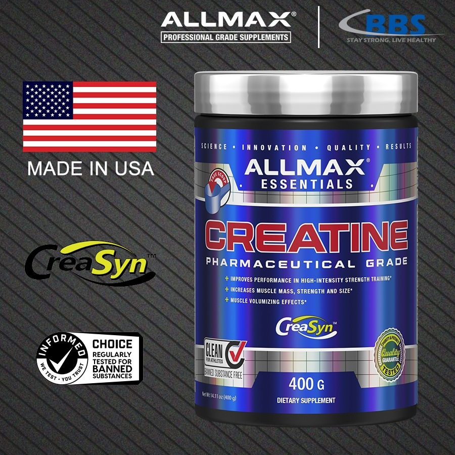 ALLMAX Creatine (80 Servings/20 Servings) - Creatine Monohydrate ...