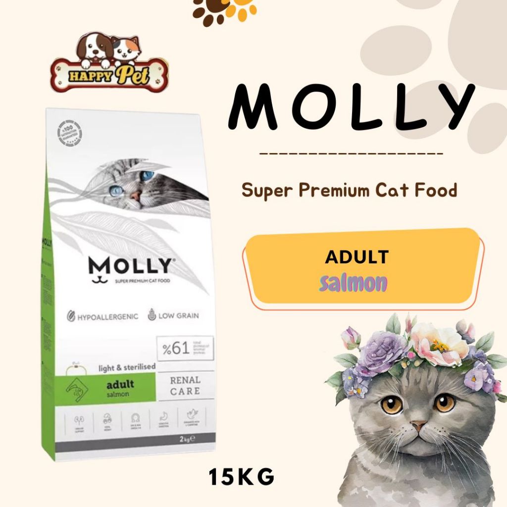 MOLLY CAT DRY FOOD 1KG (REPACK) | Shopee Malaysia