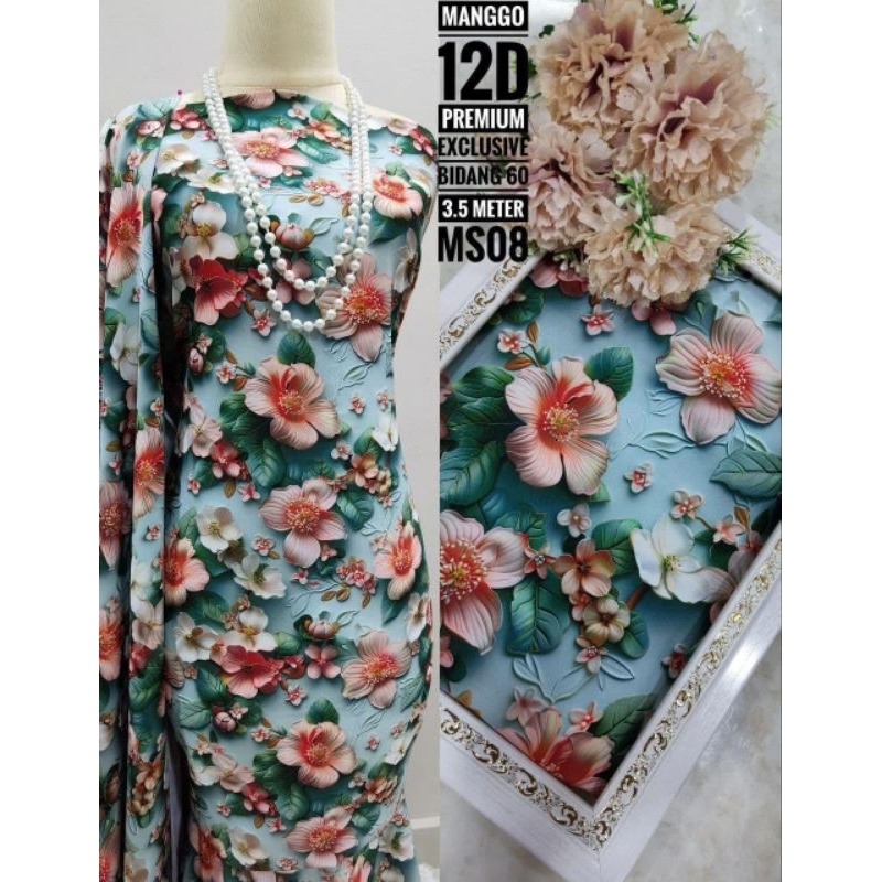 KAIN PASANG 12D MANGO PREMIUM EXCLUSIVE | Shopee Malaysia