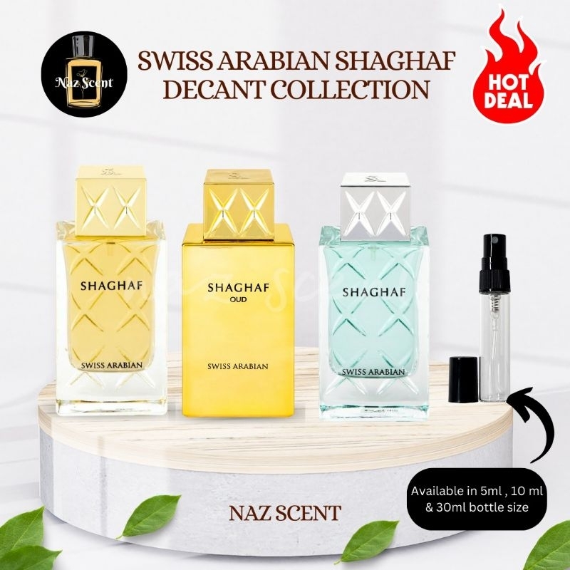 Shaghaf Swiss Arabian Decant Collections ( Shaghaf Men / Shaghaf Women ...