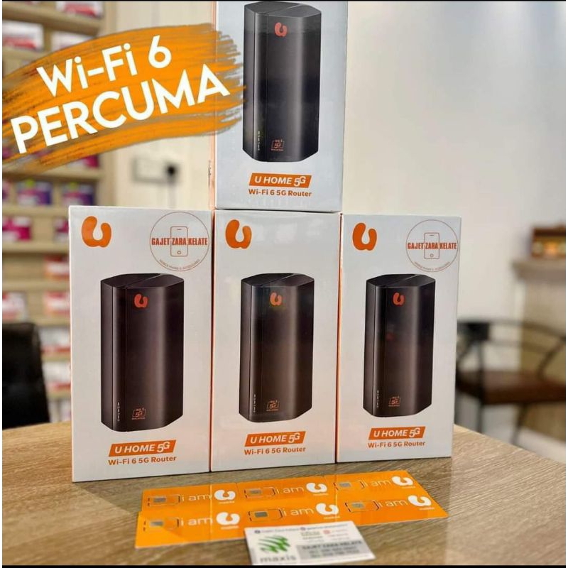 Free 5G wifi-6 Router Umobile UHome 5G | Shopee Malaysia