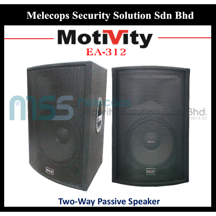 MOTIVITY EA-312 12''' 2-Way 200Watt Passive Speaker - 1 Pair | Shopee Malaysia