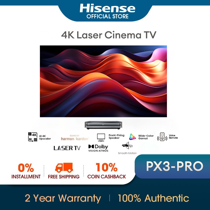 Hisense 100 inch 4K Laser Cinema Smart TV /Dolby Vison Atmos/ Sound by ...