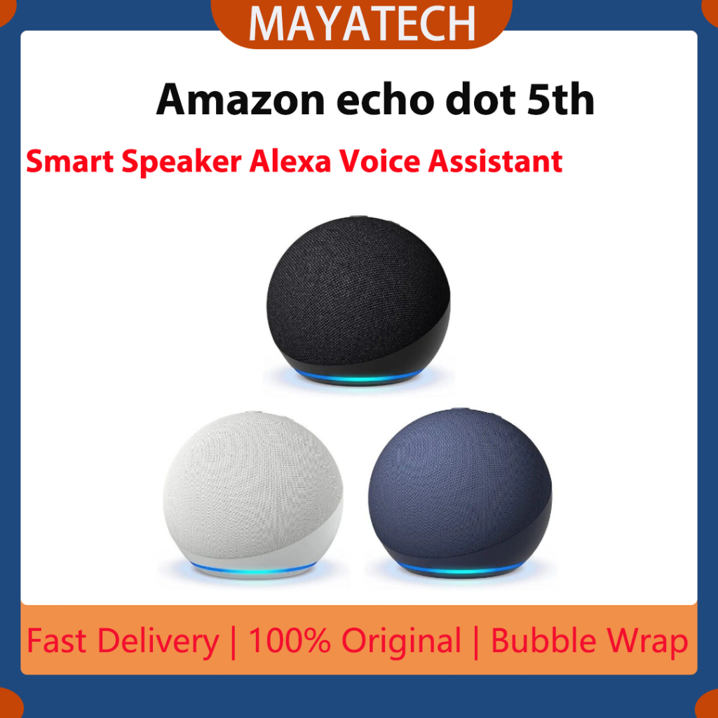 【Ready Stock】Amazon echo dot 5th Gen Smart speaker with Alexa All-New ...