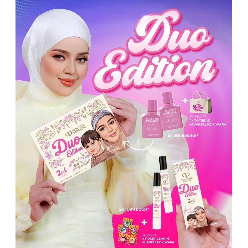 [🎁 FREEGIFT‼️] PERFUME PARADISE MUA BELLAZ WARA DUO EDITION - Special ...