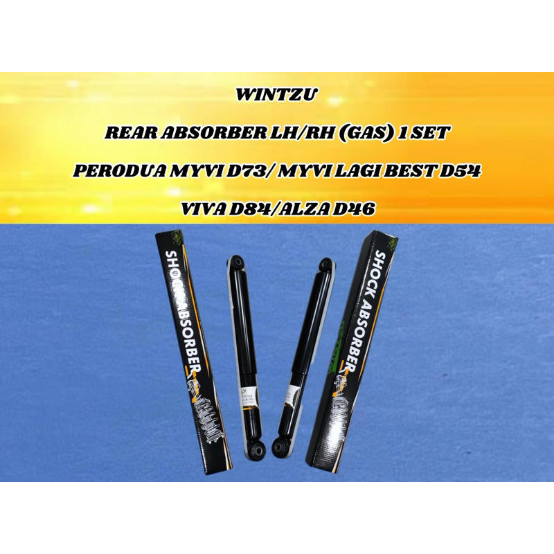 WINTZU REAR ABSORBER LH/RH (GAS) 1 SET PERODUA MYVI D73/ MYVI LAGI BEST ...
