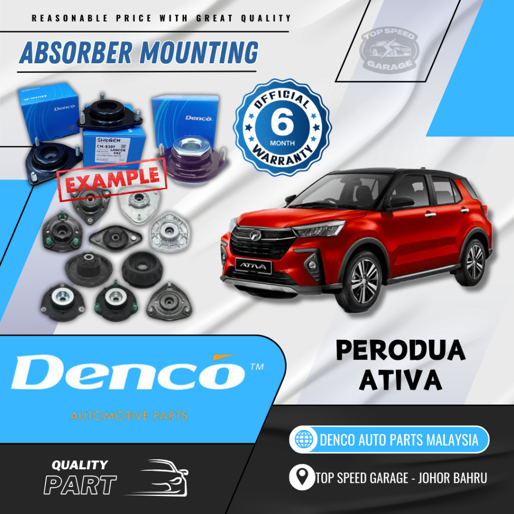 DENCO ORIGINAL - PERODUA ATIVA - [FRONT/DEPAN] ABSORBER MOUNTING ...