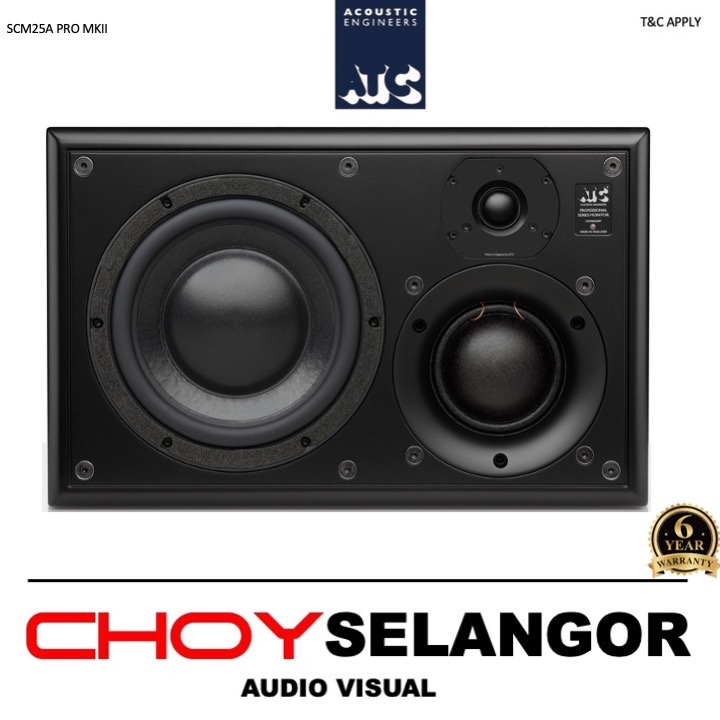 ATC SCM25A Pro MKII 3-way Active Studio Monitor Speaker | Shopee Malaysia