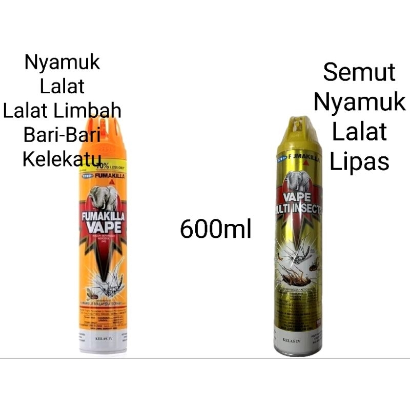 【Fumakilla Vape/Vape Multi Insects】600ml | Shopee Malaysia