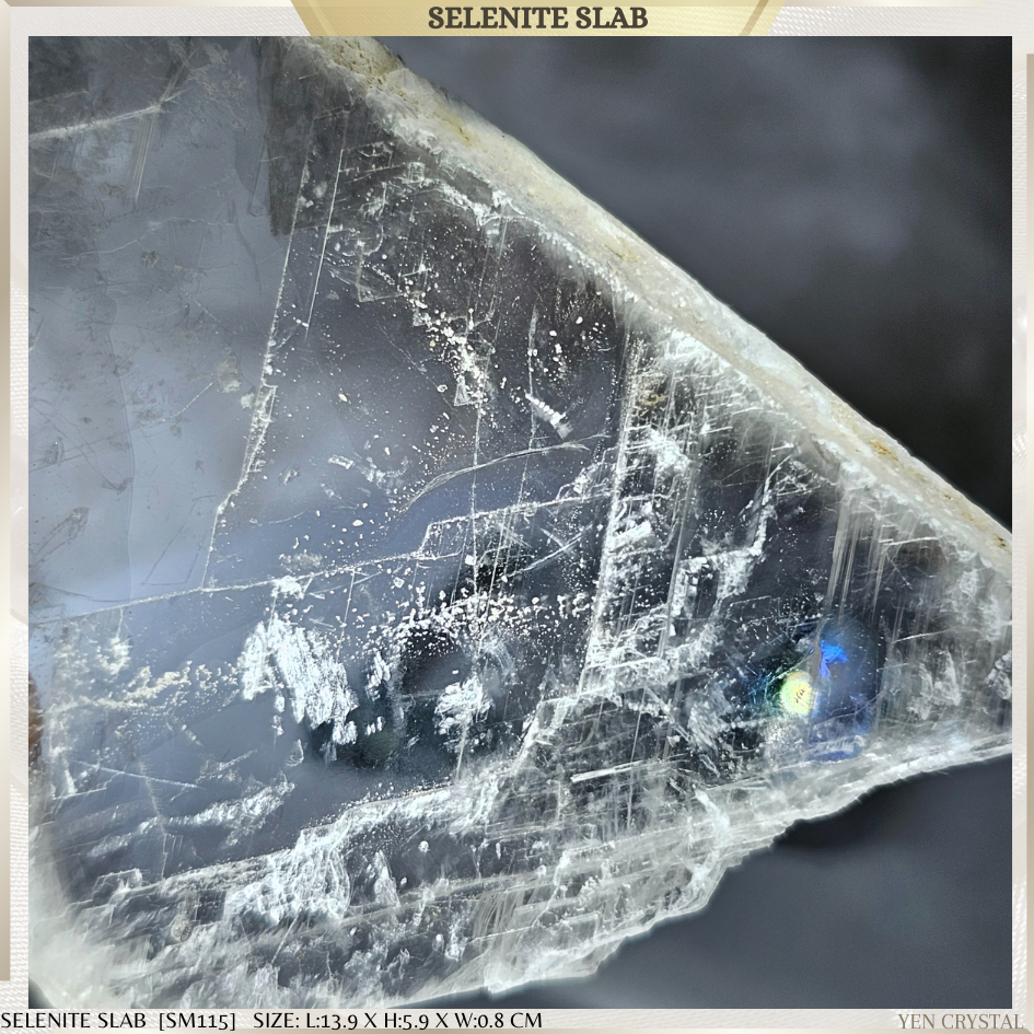 SUPER CLEAR SELENITE SLAB from MOROCCO *HIGH GRADE*[SM115] Cleansing ...