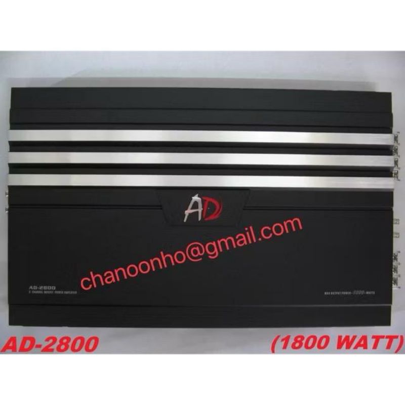 AD-2800 (1800 WATT-25AX2PCS FUSE)-AD 2 CHANNEL CAR AUDIO POWER AMPLIFIER | Shopee Malaysia