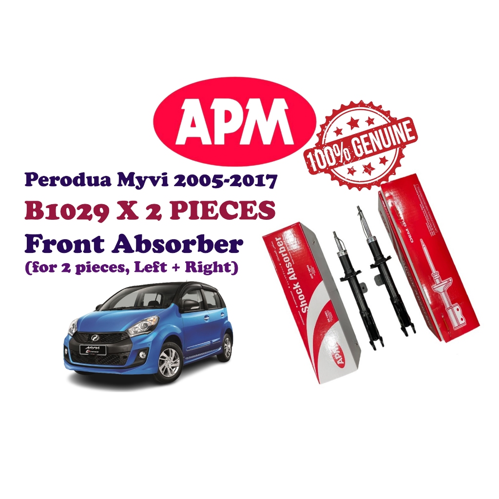 PERODUA MYVI 1ST MODEL AND 2ND MODEL 2005-2017 FRONT APM ABSORBER X 1 ...