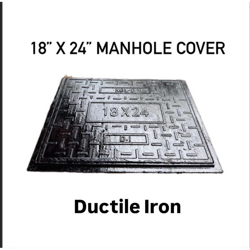 18 x 24 Ductile Iron Manhole cover | Shopee Malaysia