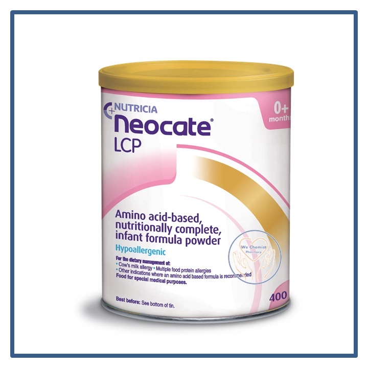 Nutricia Neocate LCP infant formula powder 400g ( 0-12months ) | Shopee ...