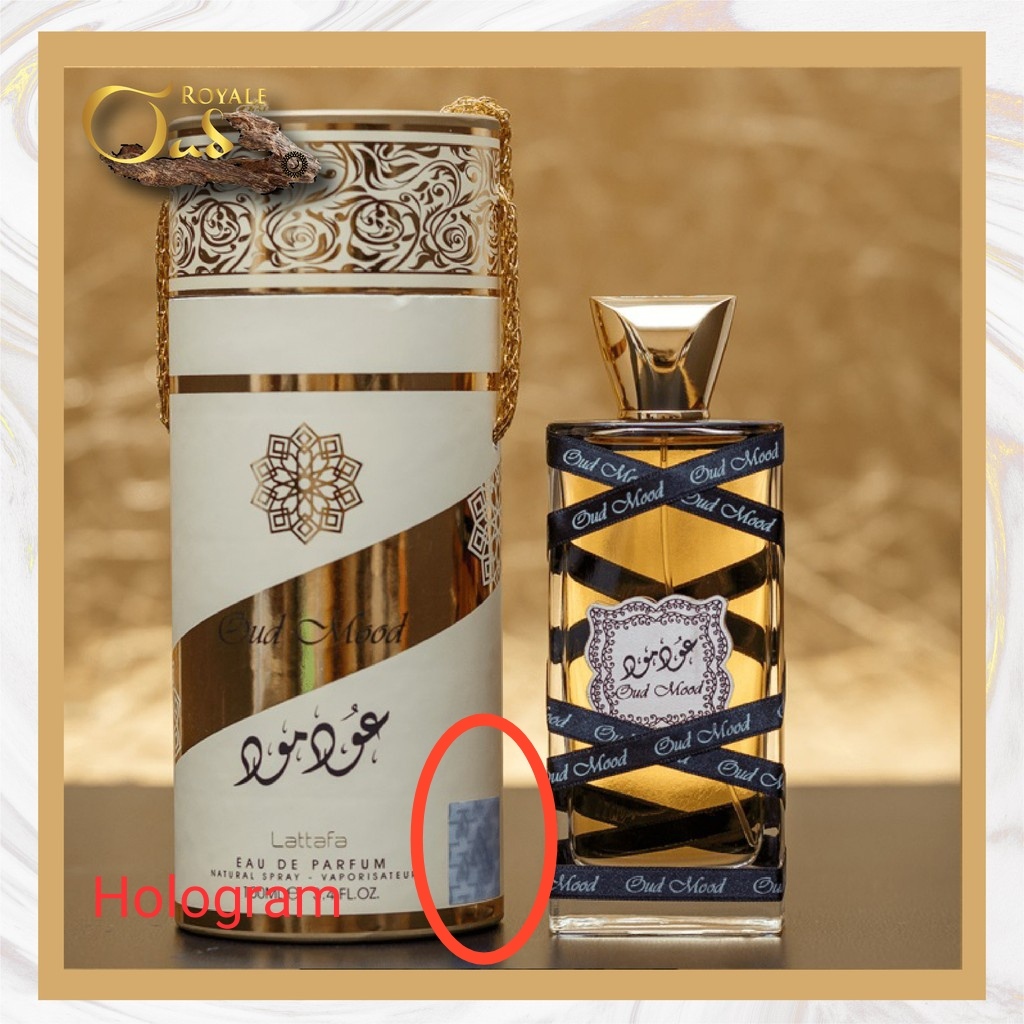 Original Oud Mood Perfume 100 ml LATTAFA Original Lattafa 3D Sticker ...