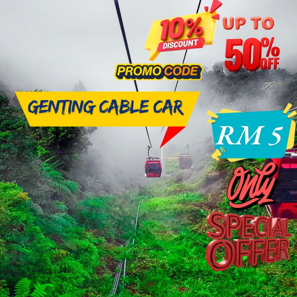 Genting Highlands Premium Outlets Cable Car PROMO CODE | Shopee Malaysia
