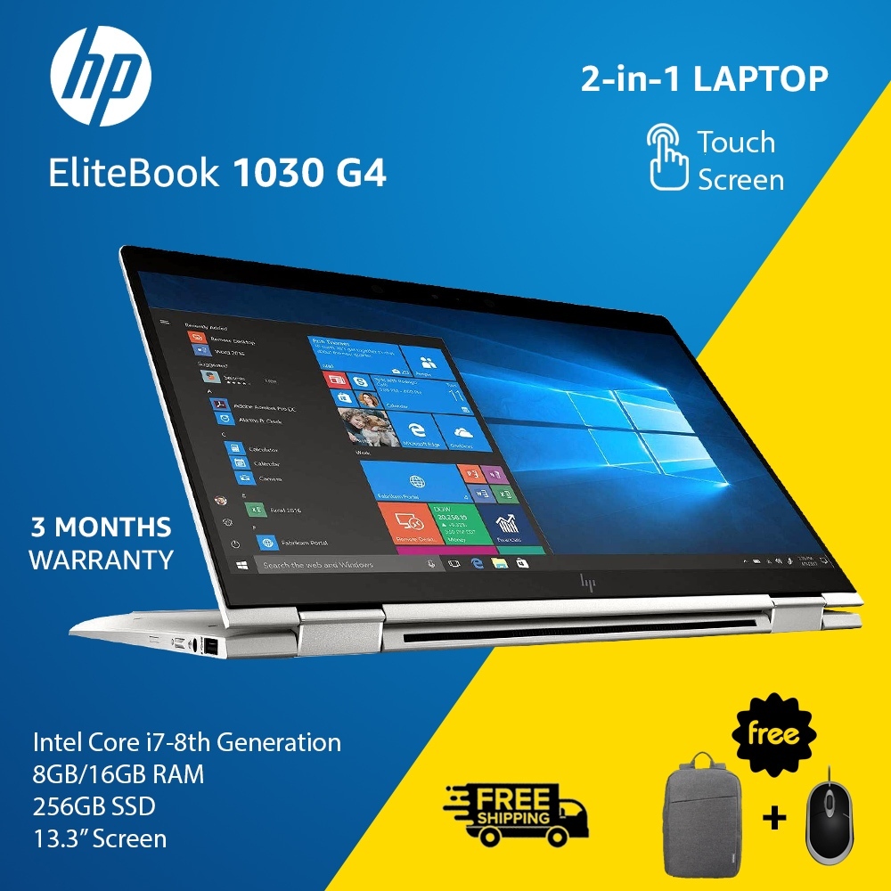 HP EliteBook Core i5 i7 Laptops | Model 830 1030 G5 G4 | 8th Gen | 8GB ...