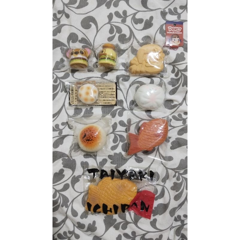 Preloved Squishy Taba Squeeze - Ibloom, Disney, Mido, Peko Chan ...