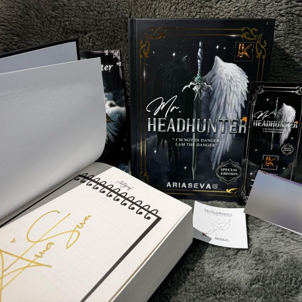 🔥MR HEADHUNTER🔥ARIASEVA🔥ADA SIGN HIDUP PENULIS PADA NOVEL🔥HARD COVER ...