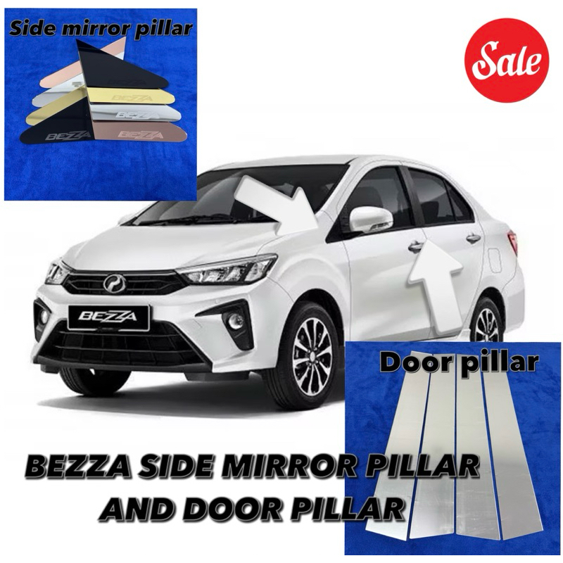 PERODUA BEZZA Front Side Window Mirror pillar and door pillar (4Type of ...