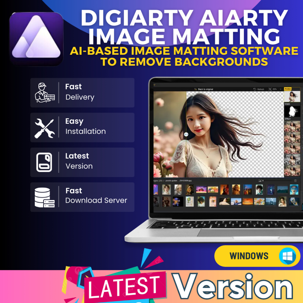 Digiarty AIArty Image Matting - AI-based image matting software to remove backgrounds | Windows ...
