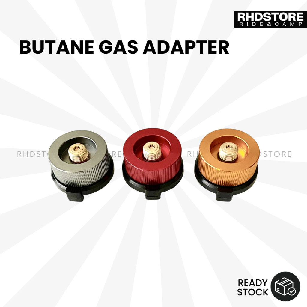 Outdoor Camping Butane Cylinder Gas Adapter IGT Compact Stove Connector ...