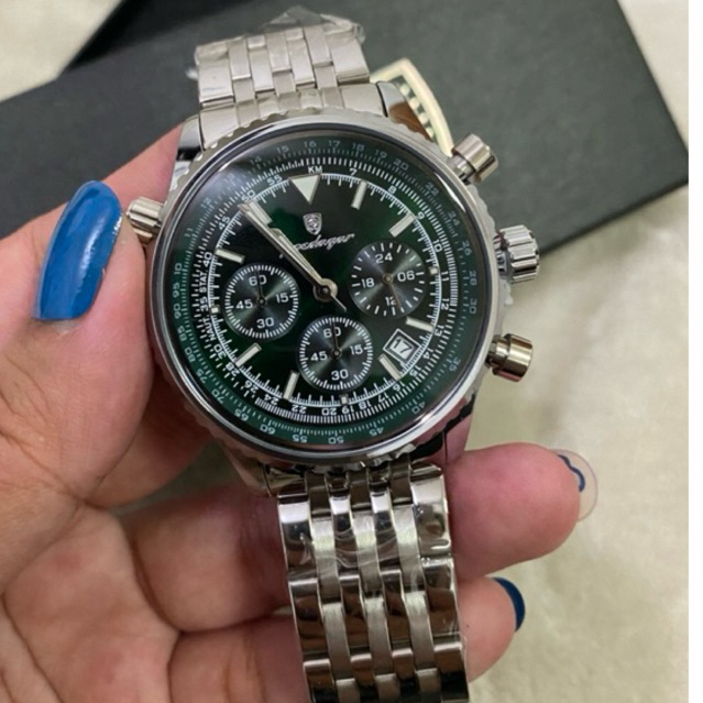Poedagar Man watch Green | Shopee Malaysia
