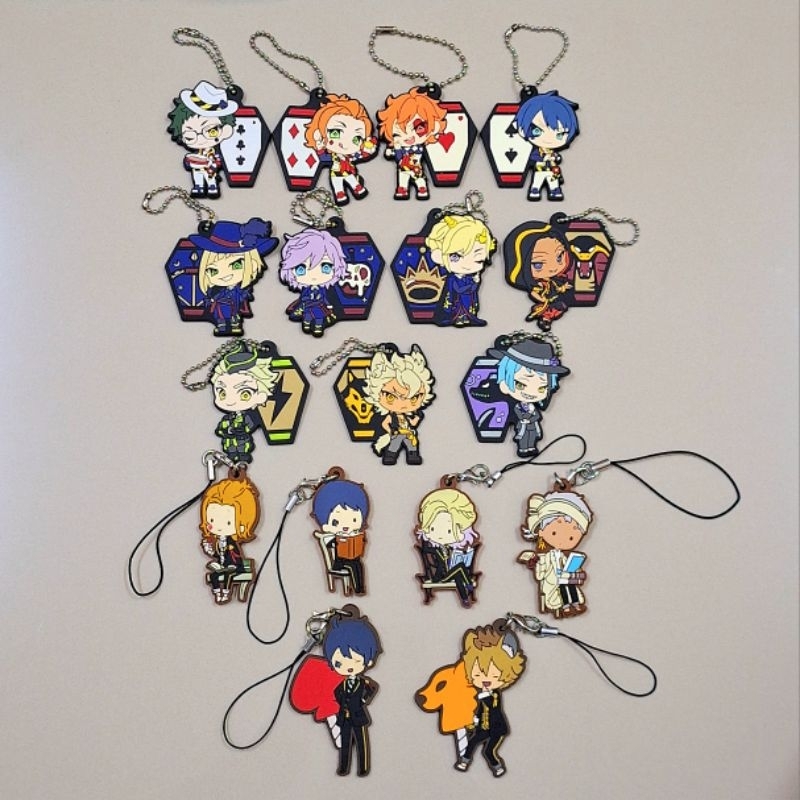 【READY STOCK】 Twisted Wonderland Anime Keychain Vil Flyod Jade Ace ...