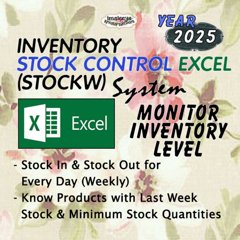 Inventory Stock Control System (Microsoft Excel) - IKN 💻📝 | Shopee Malaysia
