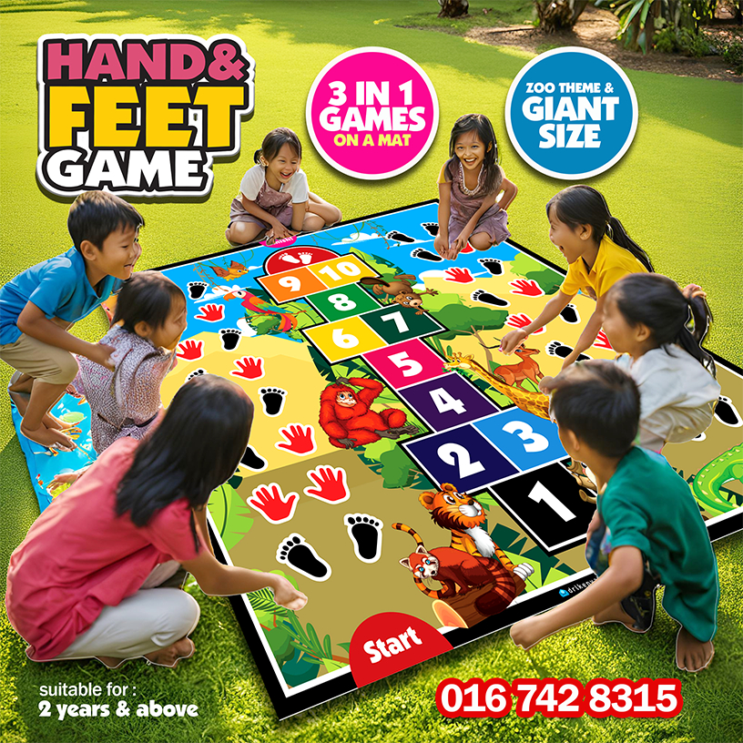 HAND AND FEET HOPSCOTCH GAME | Shopee Malaysia