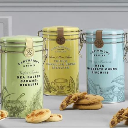 塩キャラメルビスケット Cartwright & Butler Sea Salted Caramel Biscuits/ トリプルチョコレート ...