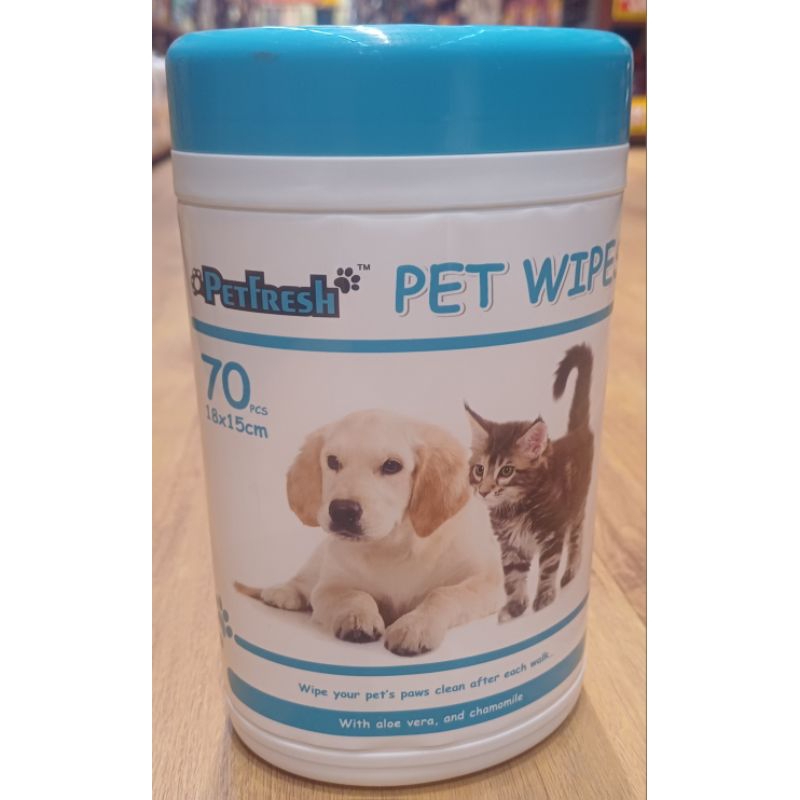 PET FRESH pet wipes 70s bottle | Shopee Malaysia