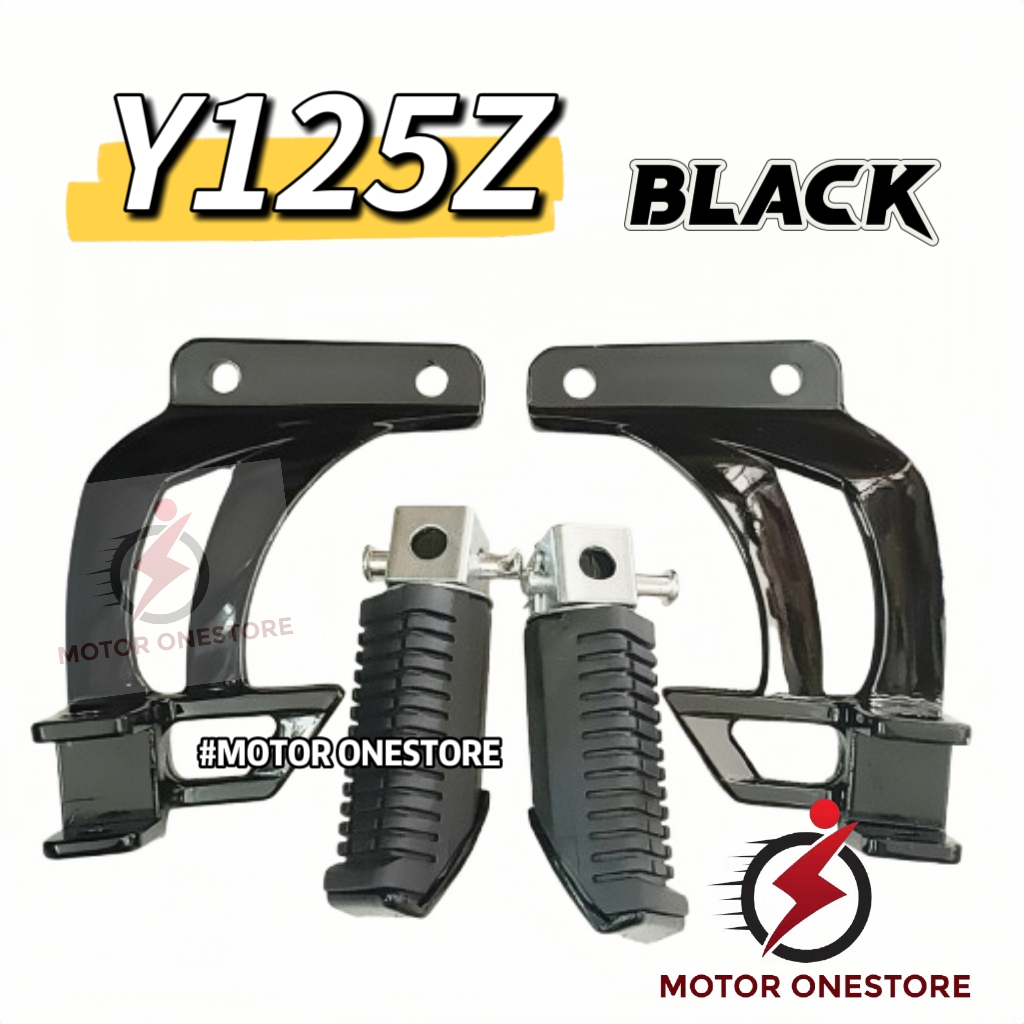 YAMAHA Y125Z REAR FOOTREST BRACKET LEFT RIGHT WITH FOOTREST / BESI KAKI ...