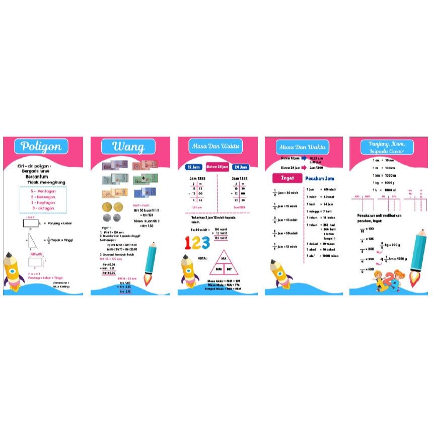 Banner Bunting Matematik (2x1 Kaki) | Shopee Malaysia