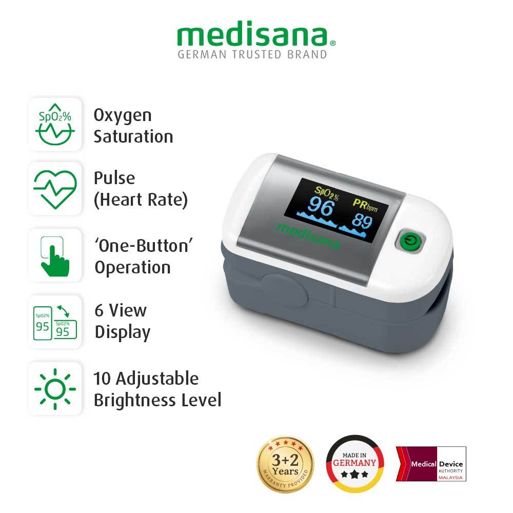 Medisana PM100 Pulse Oximeter | Shopee Malaysia