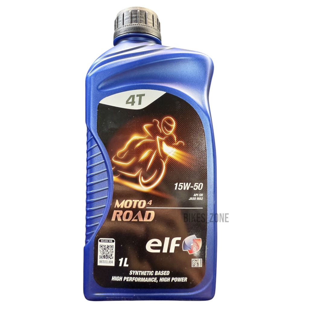 ELF MOTO 4 ROAD 15W50 15W 50 MINYAK HITAM ELF 15W50 ELF ENGINE OIL 1L ...