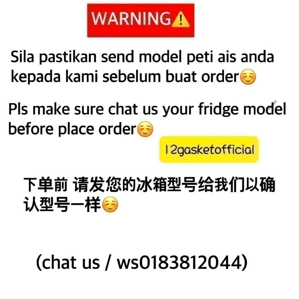 [SHARP-SJ406MSS] REFRIGERATOR DOOR GASKET/GETAH PINTU PETI SEJUK ...