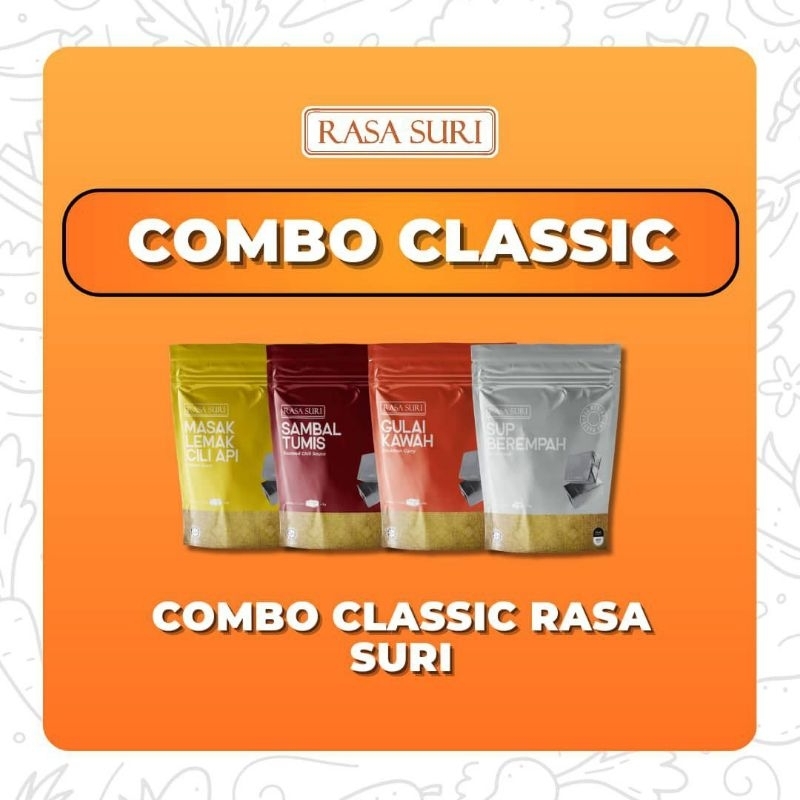 Rasa Suri Combo Classic Edition Complete Cooking Cube Paste | Shopee ...