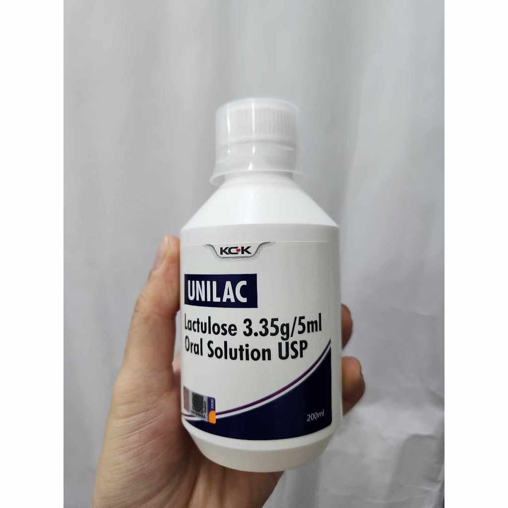 KCK Unilac Lactulose Solution 3.35g/5mL 200mL Lactul Unimed | Shopee ...