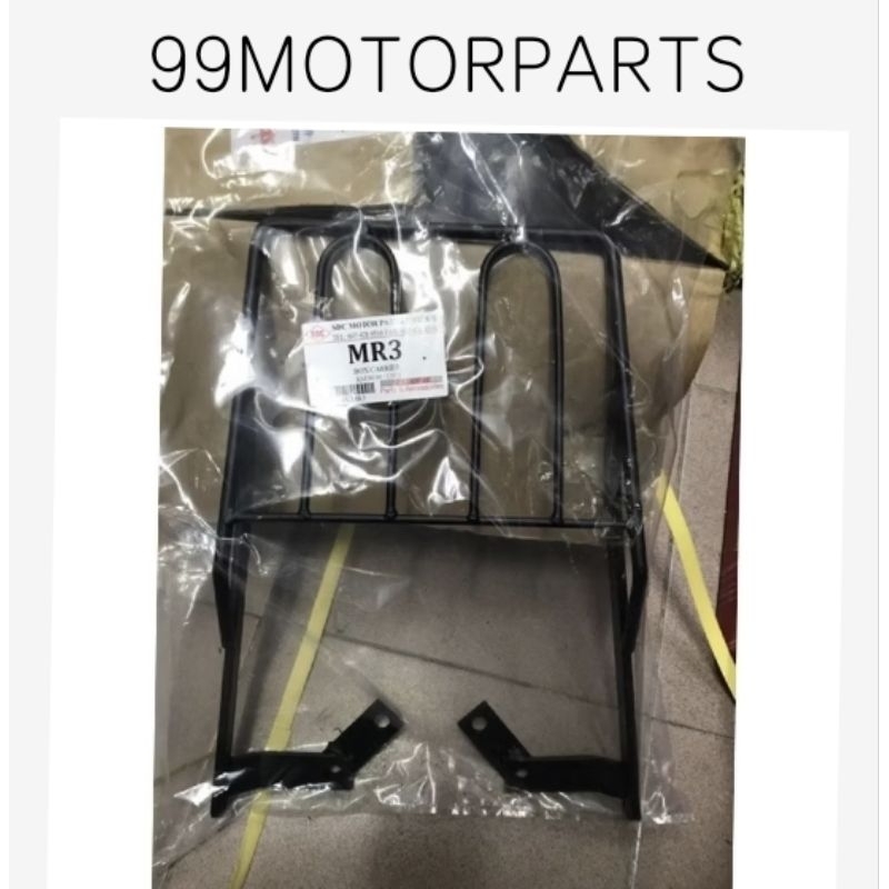 Modenas KRISS mr2 mr3 Monorack Box Carrier besi tong box belakang RACK ...