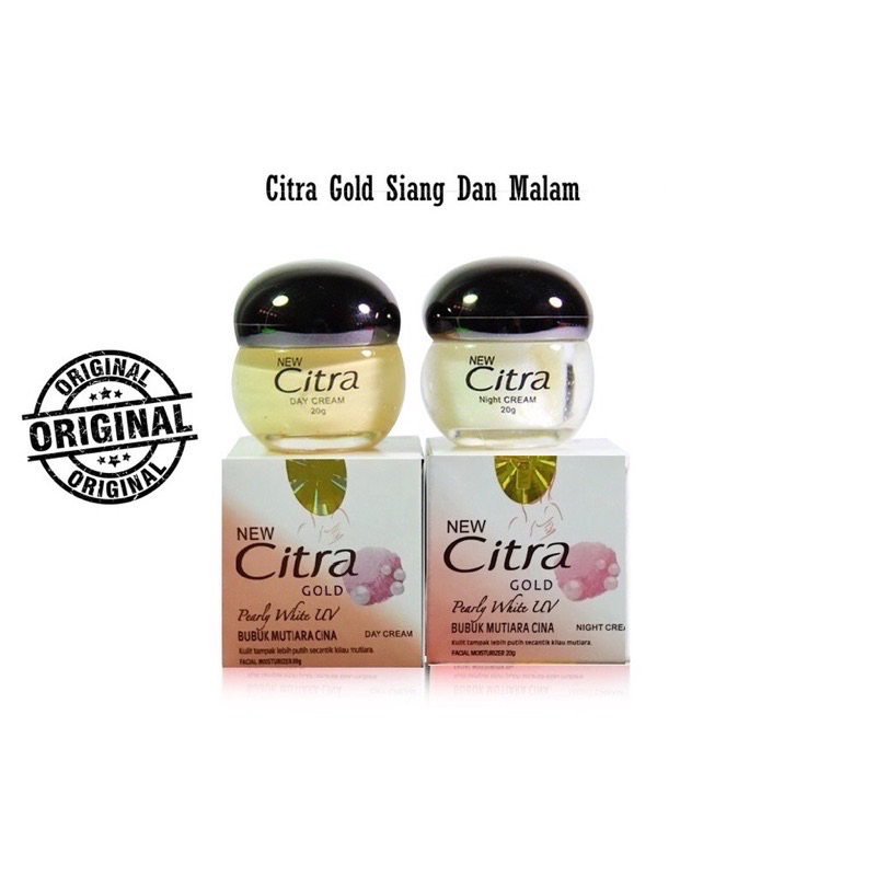CREAM CITRA GOLD ORIGINAL (CREAM SIANG & CREAM MALAM) | Shopee Malaysia