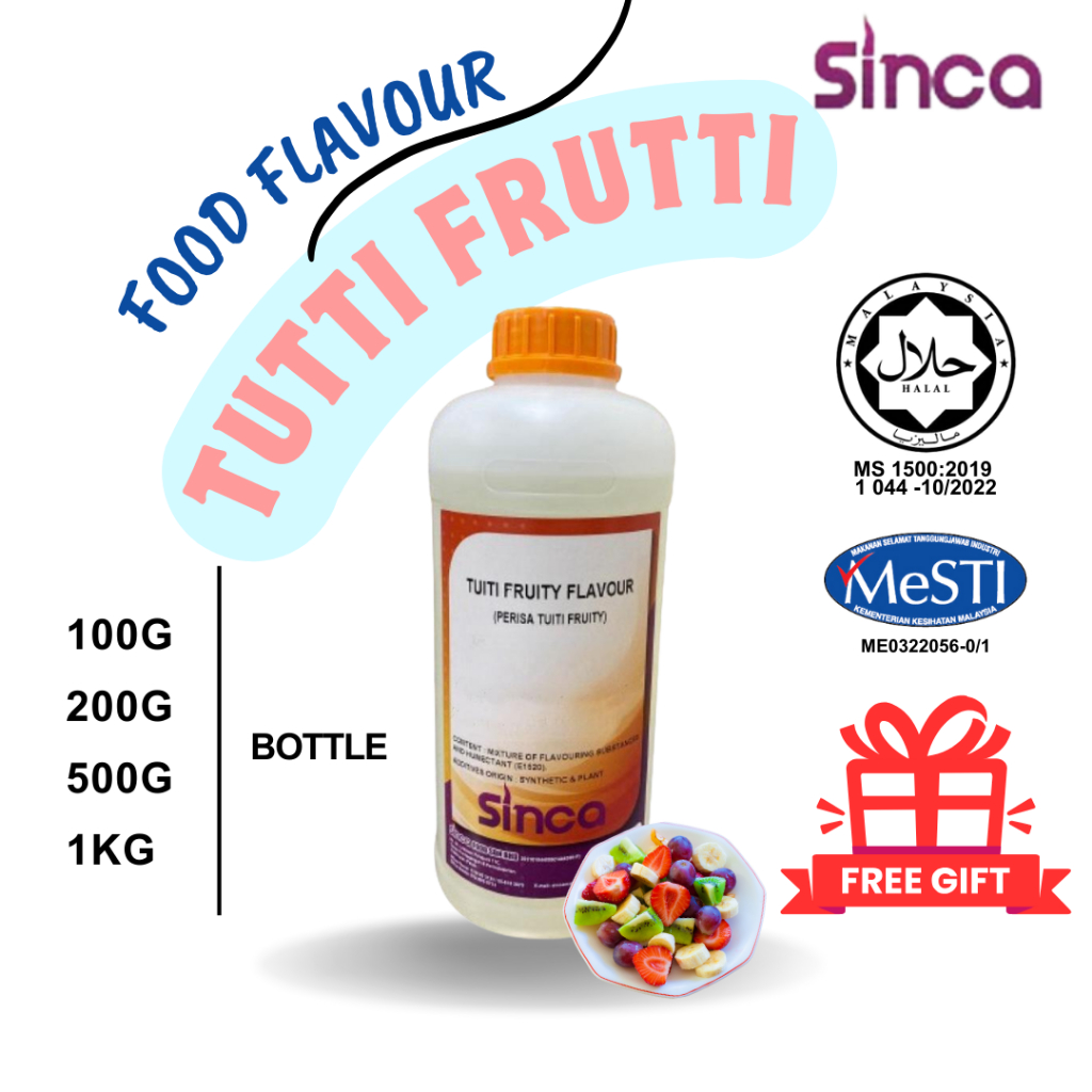 Perisa Tutti Frutti / Tutti Frutti Flavour 500g / 1kg - Gred Makanan ...