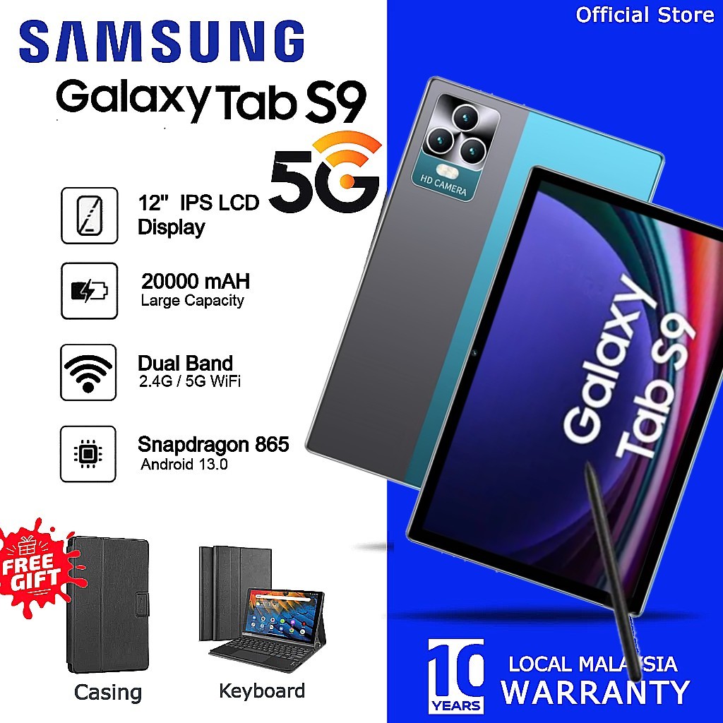 Samsung Galaxy Tab S Tablet 12inch |12GB RAM +512GB ROM | Smart Tablet ...