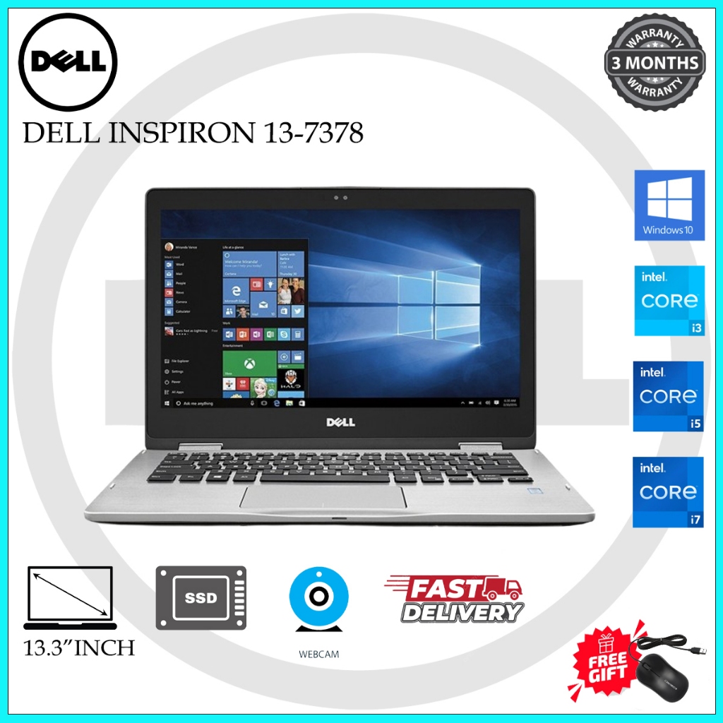 (LAPTOP REFURBISHED) DELL INSPIRON 13-7378 | Shopee Malaysia