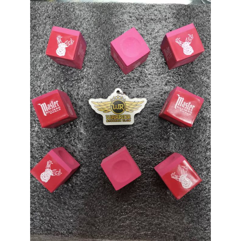 WKP_Master Billiard Red Chalk (Made in China) | Shopee Malaysia