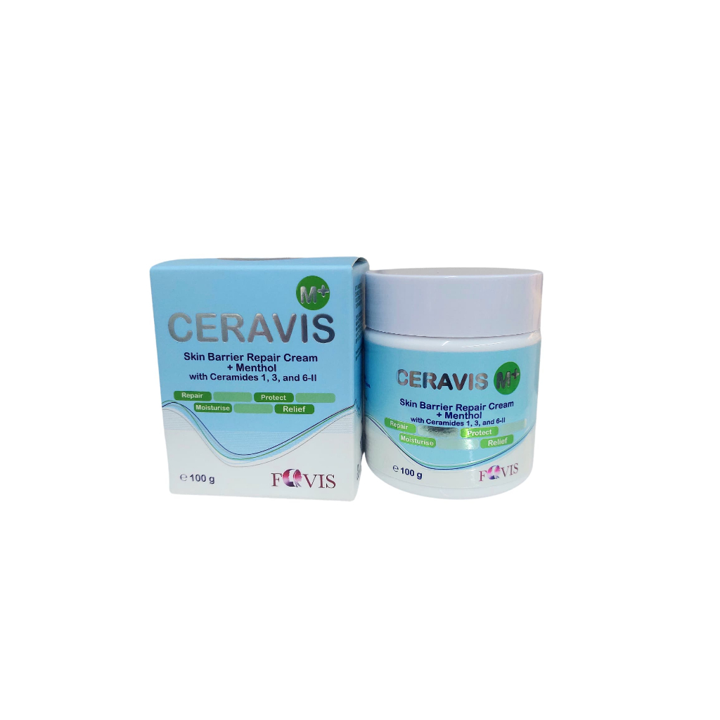 Ceravis M+ Skin Barrier Repair Cream + Menthol with Ceramides 100g ...