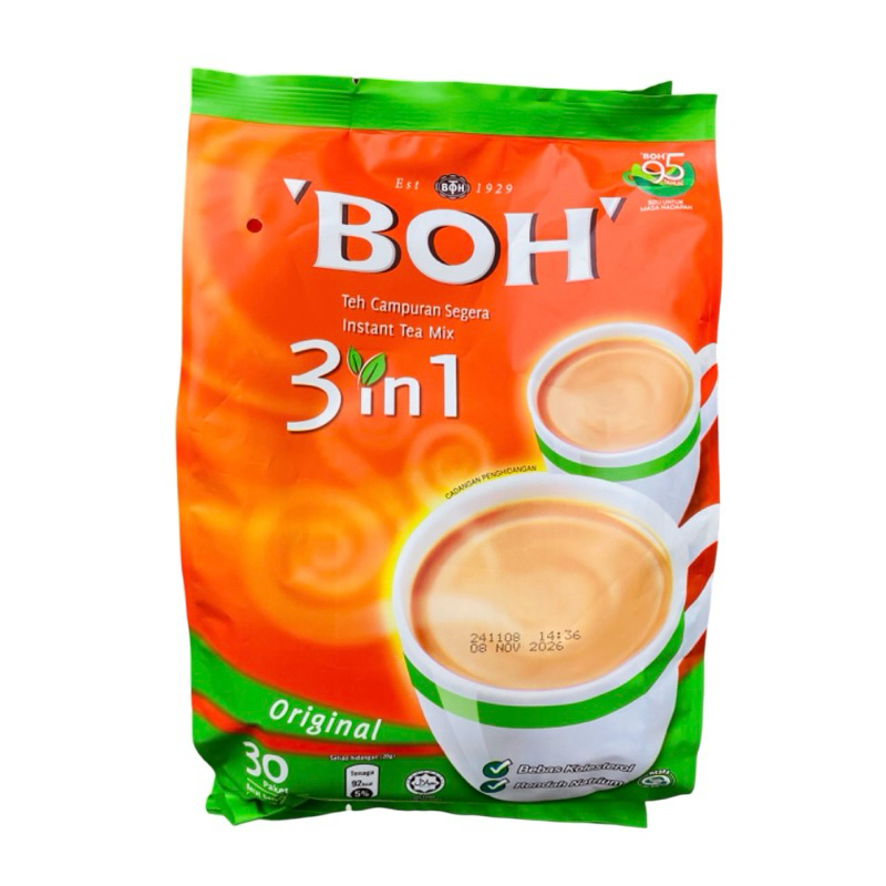 Boh 3in1 Original Instant Tea Mix (30s x 20g) | Shopee Malaysia