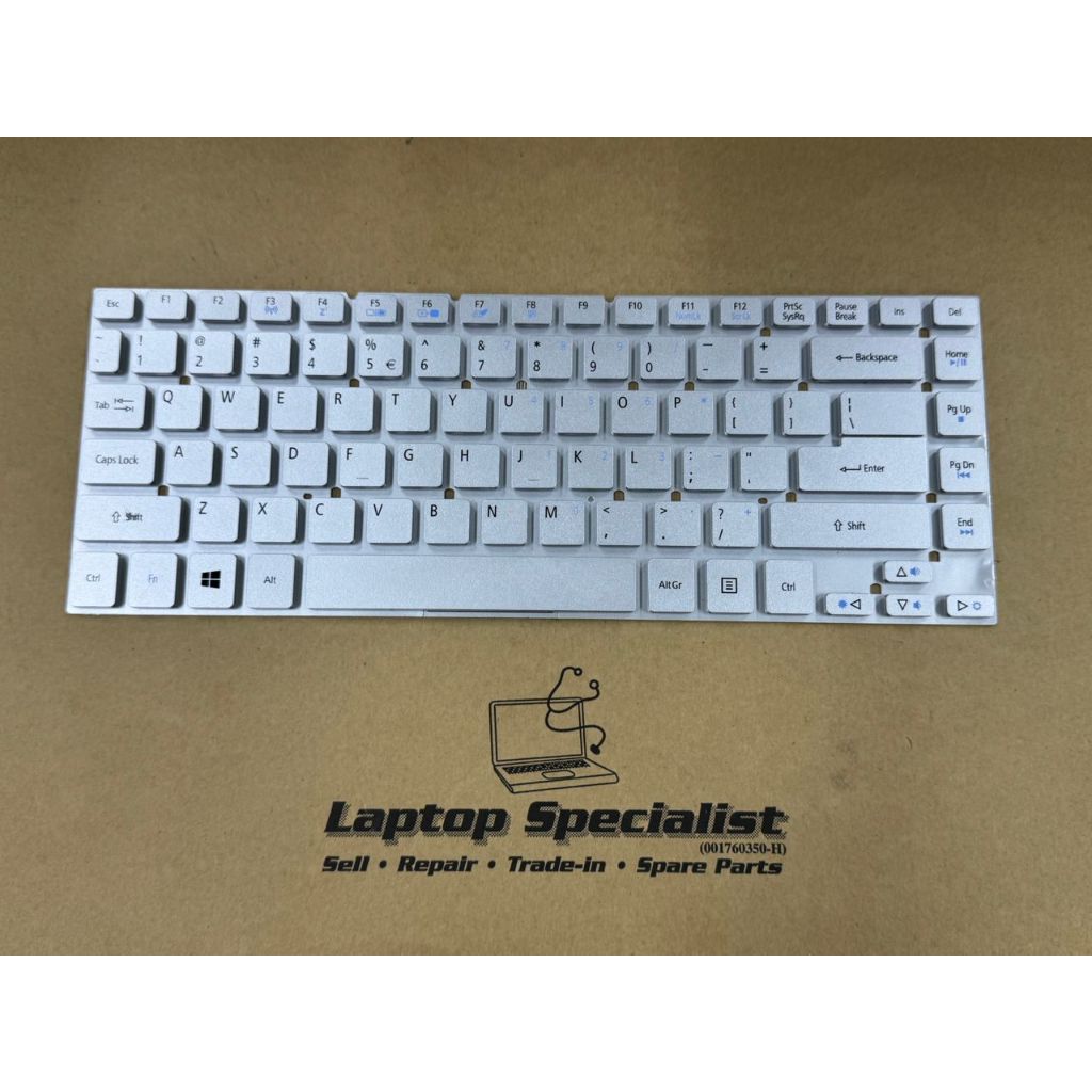 Acer Aspire 4755 4830 E5-411G E1-472G Keyboard (US Version) SILVER (WIN 8) | Shopee Malaysia