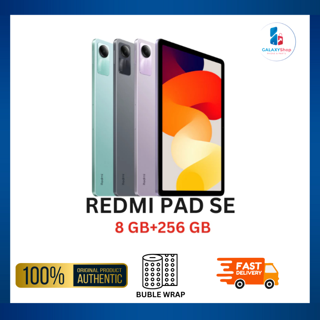 Xiaomi Redmi Pad SE (8GB RAM | 256GB ROM) 11" FHD+ eye-care display ...