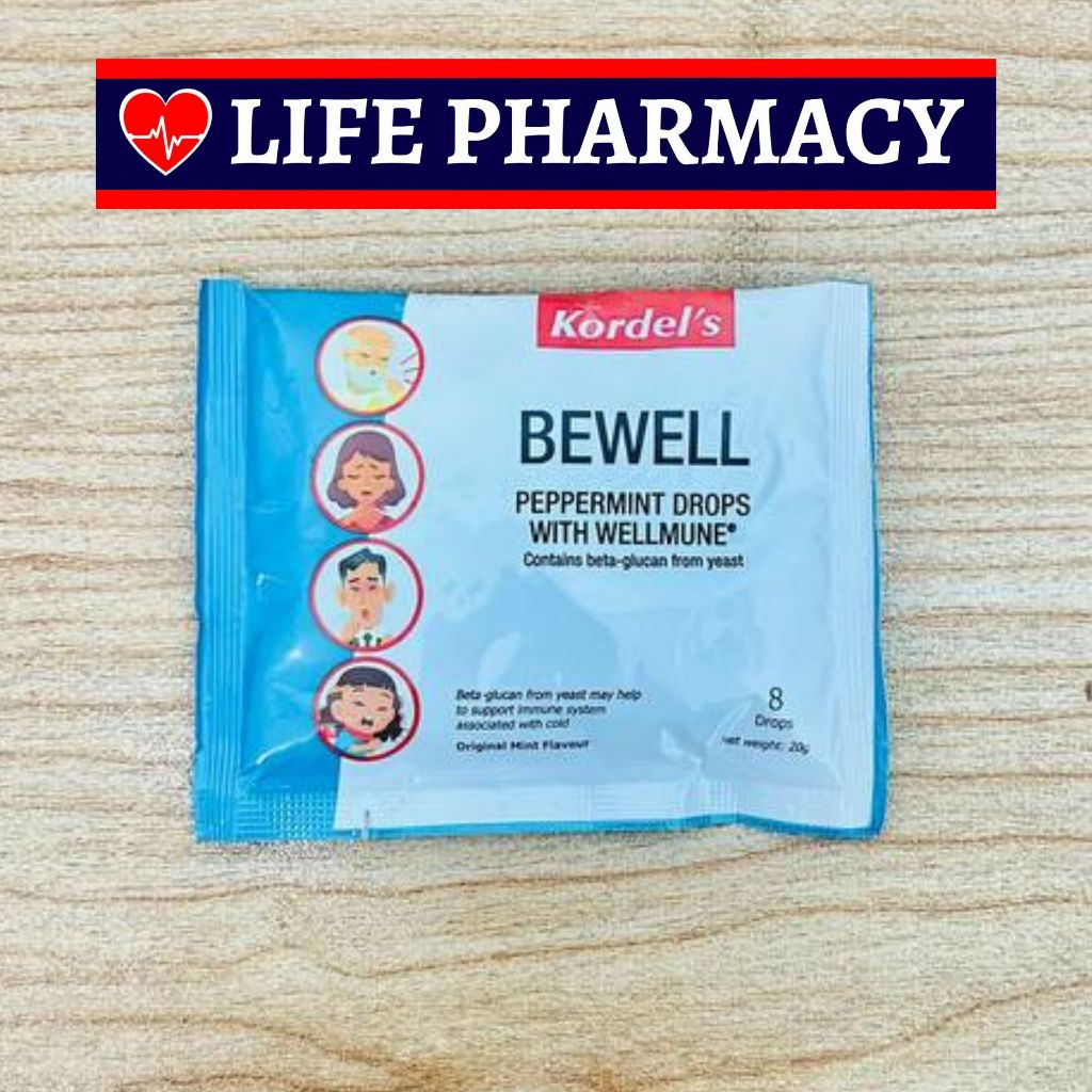Kordel's Bewell Peppermint Drops With Wellmune 8 Drops [Exp: 02/2025 ...